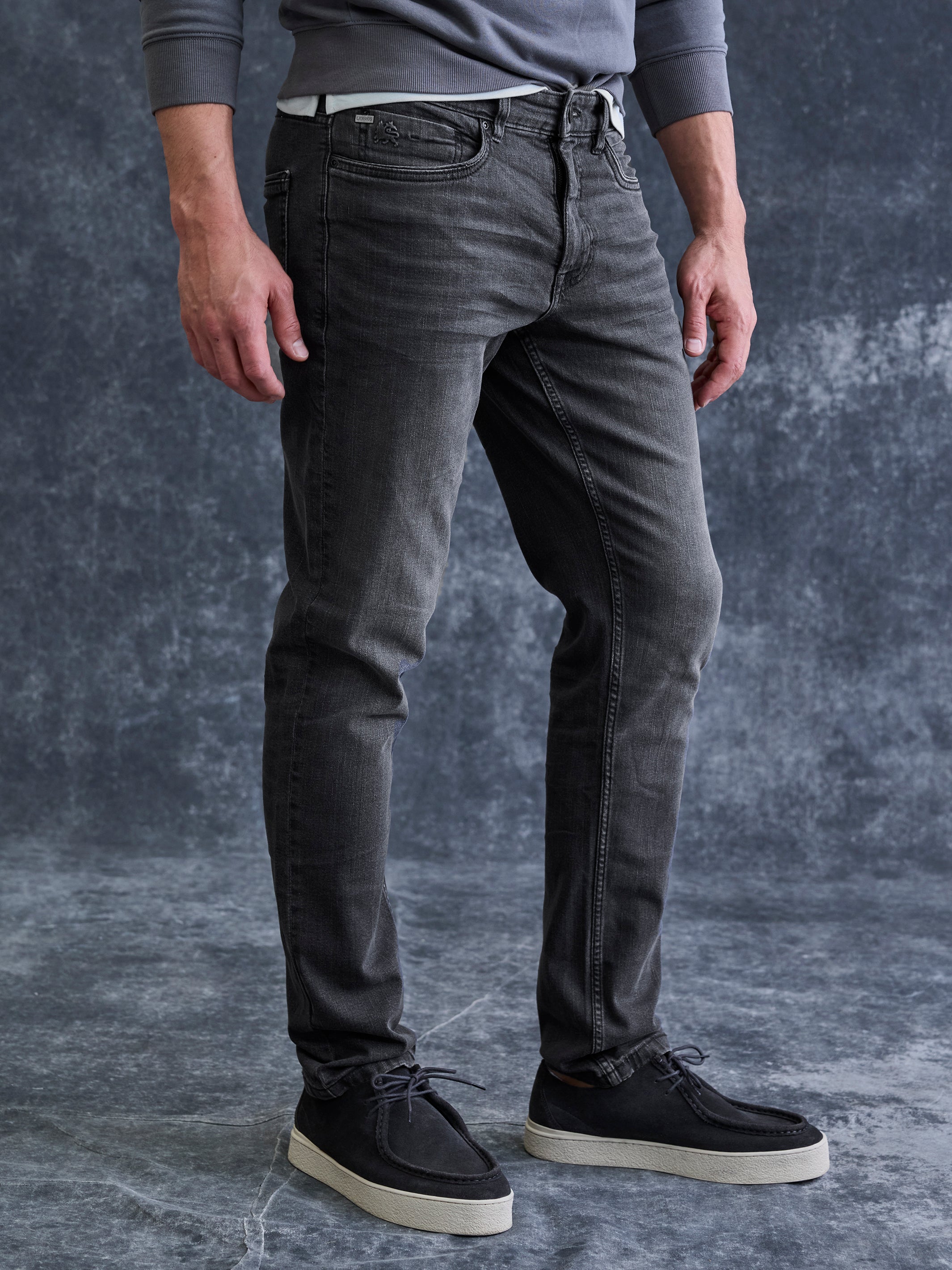 5-Pocket Stretch-Denim BAXTER in RELAXED FIT – LERROS